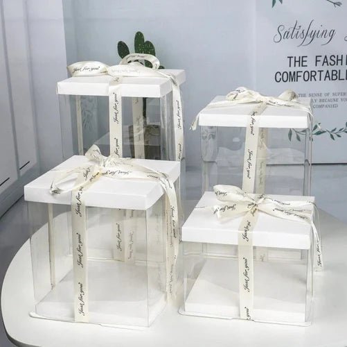 The Perfect Transparent Cake Boxes for Display and Packing – Bakeware India