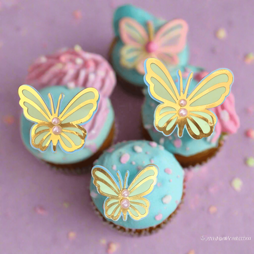 Bakewareind 3D Butterfly Decorating Cake Topper