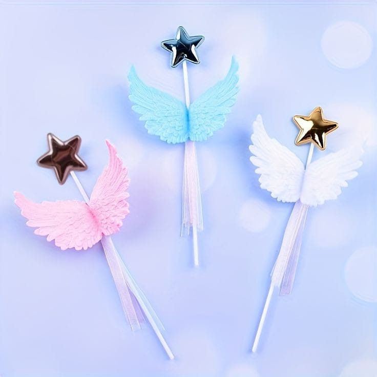 Bakewareind Faux Golden Ball Topper Cake Decorating,12 pcs