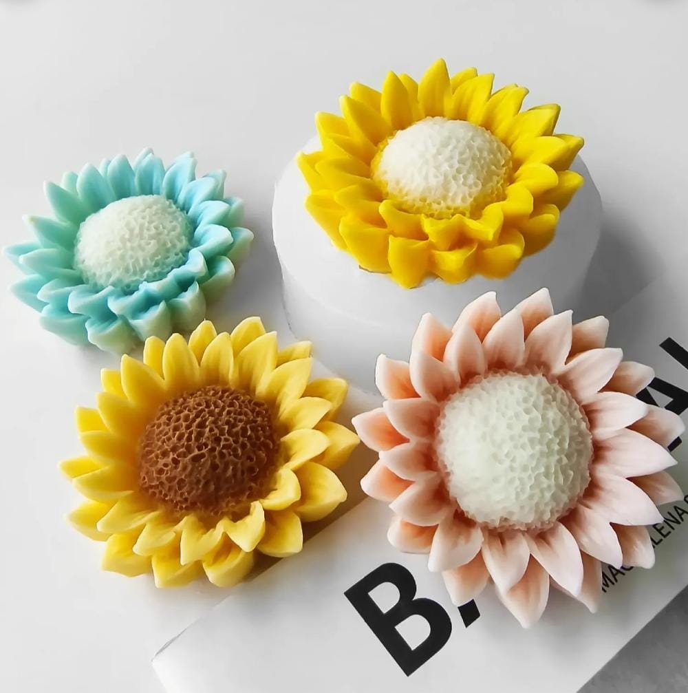 Lyba Mould 3D Sunflower Silicone Mould