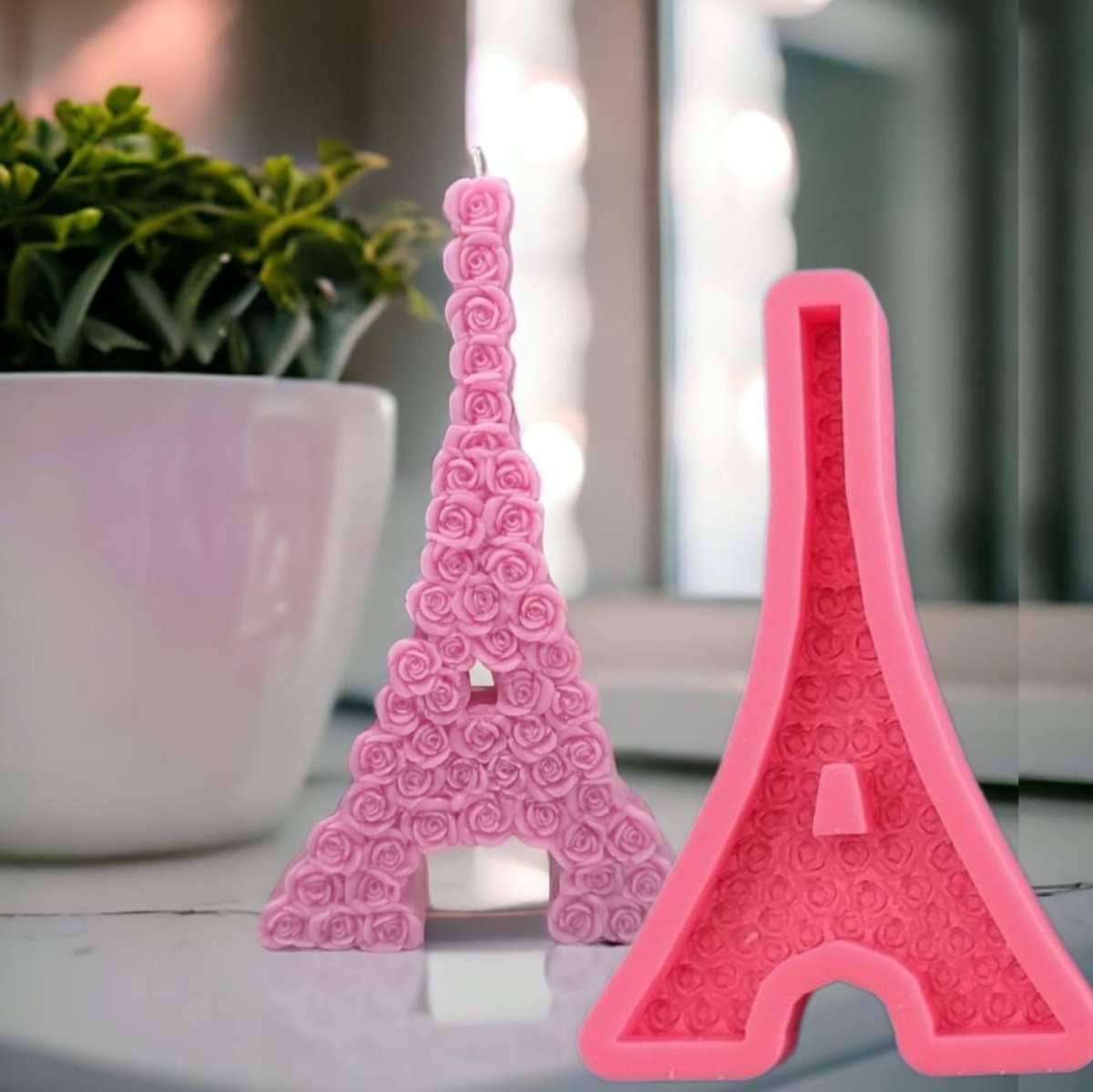 Lyba Mould Paris Eiffel Tower Candle Silicone Mould