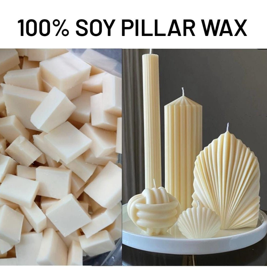Lyba Moulds Soy Pillar Wax Blocks 888, 1kg
