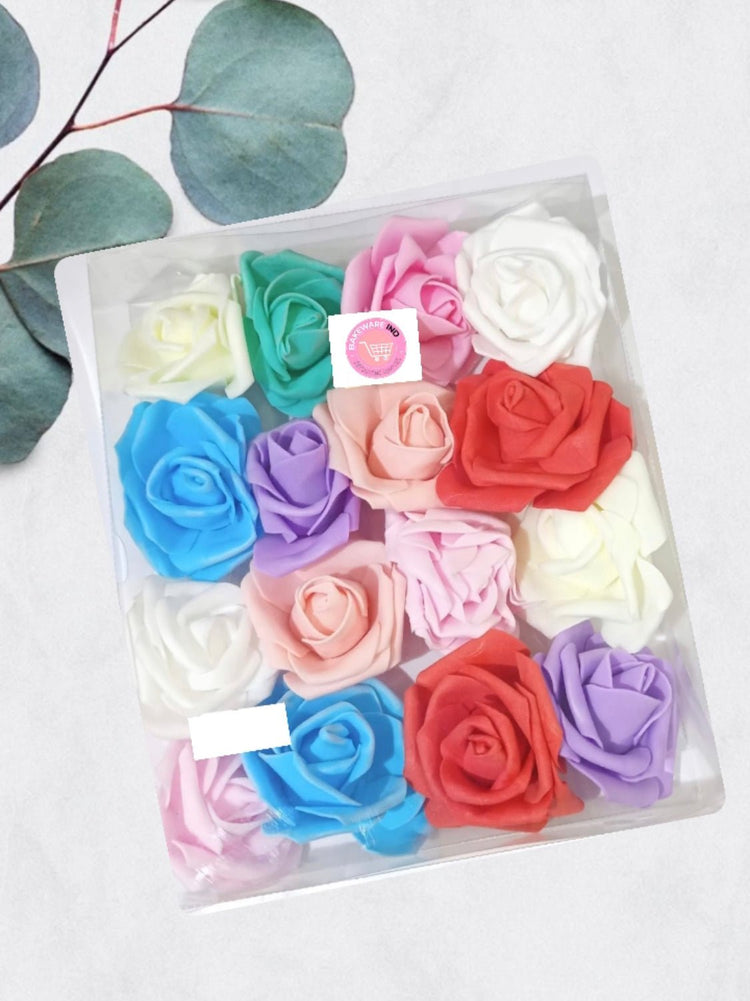 Bakewareind Artificial Pastel Colored Flowers