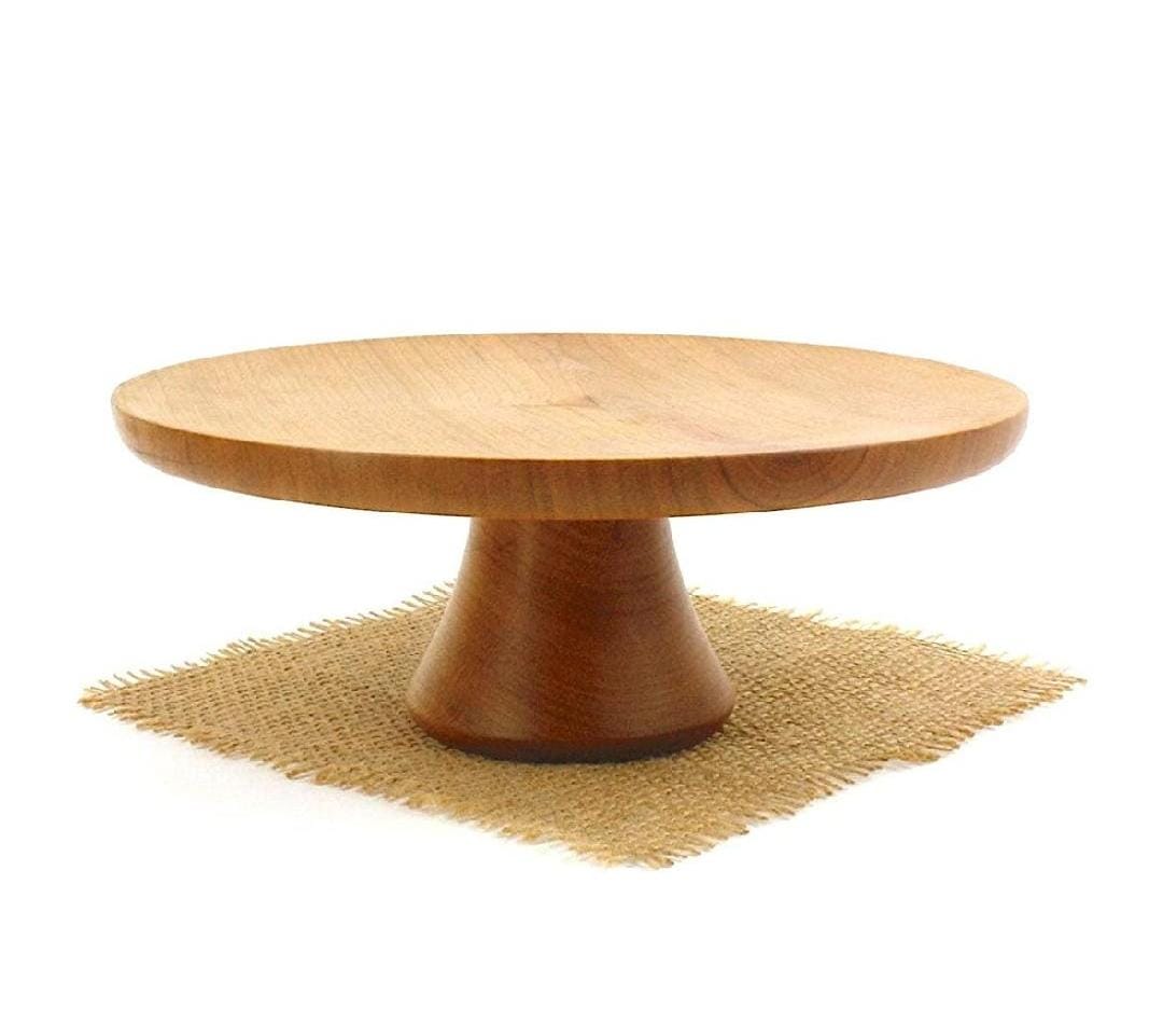 Bakewareind Acasia Wood Cake stand – Bakeware India