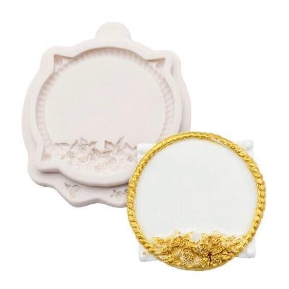 Bakewareind Cute Mirror Frame Silicone Chocolate Mould