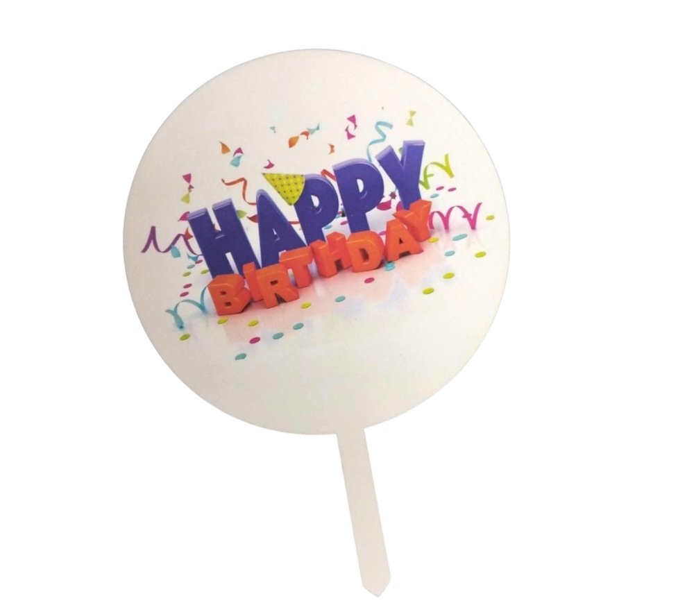 Bakewareind Happy Birthday Party Topper