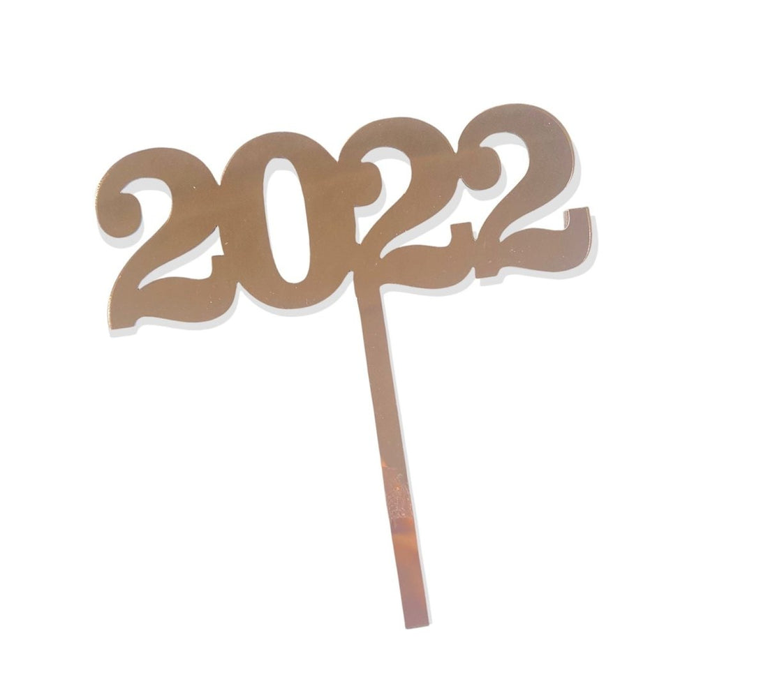 Bakewareind Happy New Year 2022 Cake Topper