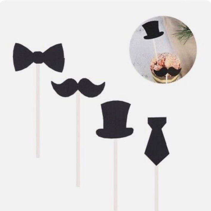 Hat Mustache Decorating Cake Topper - Bakeware India