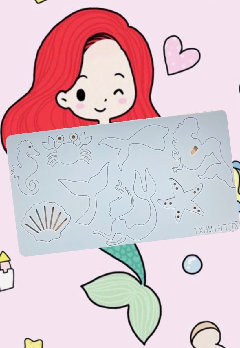 Bakewareind Mermaid Underwater Sea Theme Cake Embosser Stamp