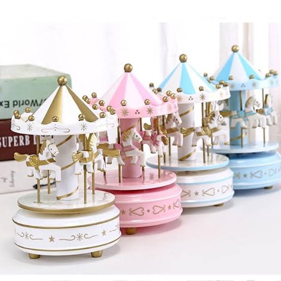 Bakewareind Musical Carousel Cake Topper Cake Decoration
