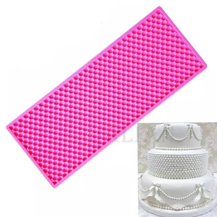 Bakewareind Pearl Lace Texture Mat Fondant Silicone Mould