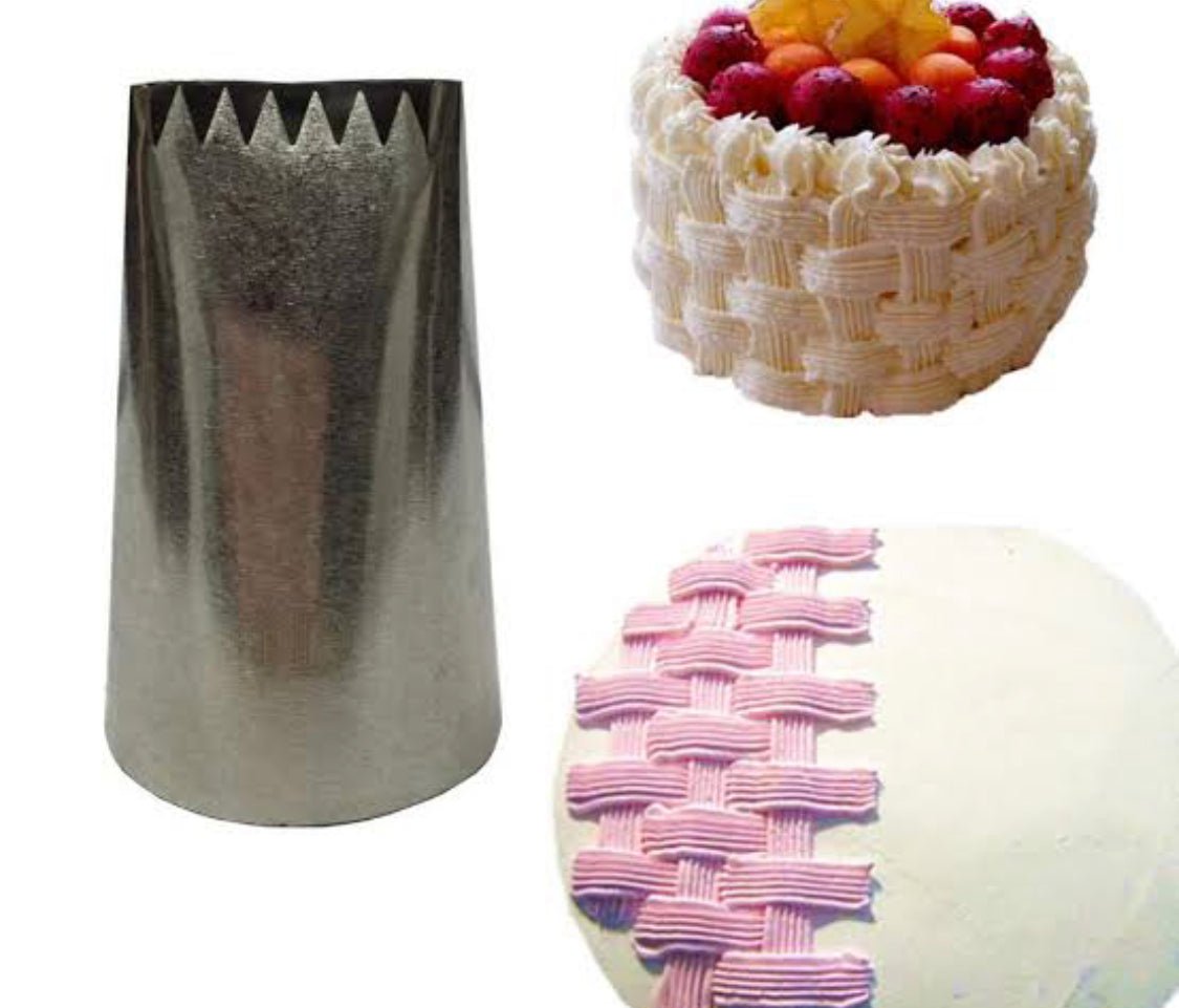 Bakewareind Basket Weave nozzle large size cake tools