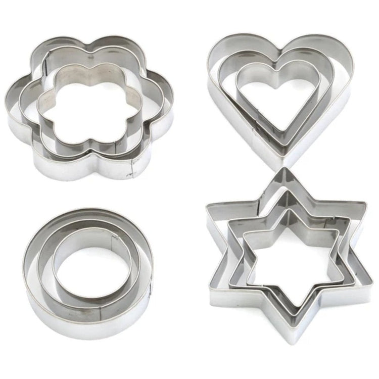 Bakewareind Cookie cutter Assorted 4different shapes