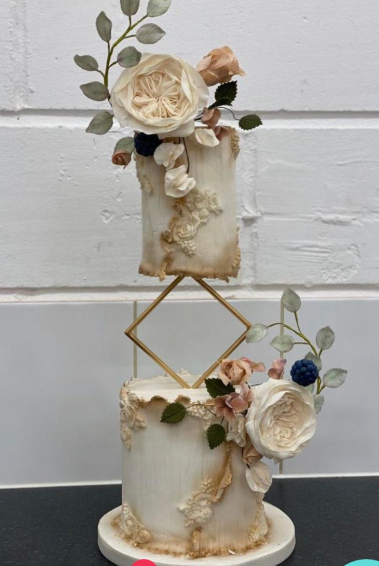 Diamond Floating Cake Spacer Separator stand