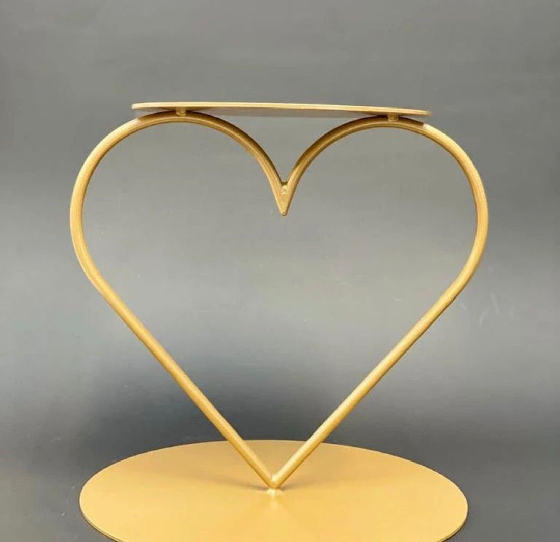 Heart Floating Cake Spacer Separator stand