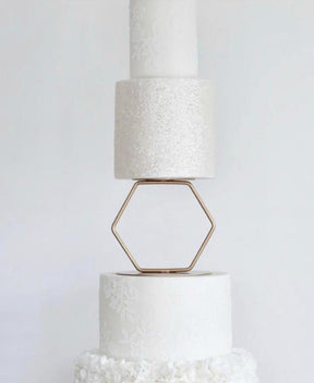 Hexagon Floating Cake Spacer Separator stand